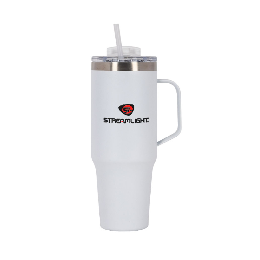 40oz Basecamp White Gigantor Travel Mug – StreamlightGear